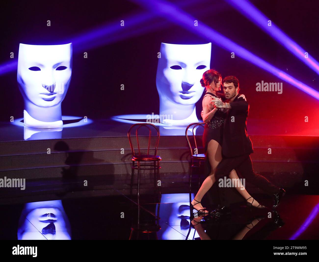 Rome, Rai auditorium of the Foro Italico, TV broadcast "Dancing with ...