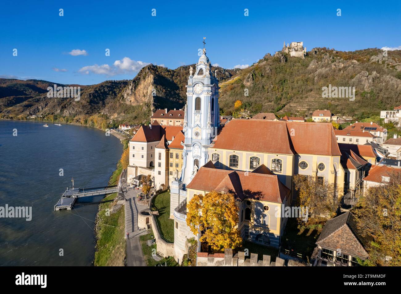 Aerial view danube tower hi-res stock photography and images - Alamy