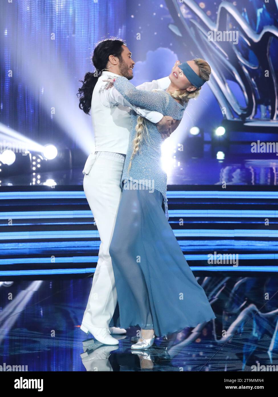 Rome, Rai auditorium of the Foro Italico, TV broadcast "Dancing with the Stars". In the photo ...