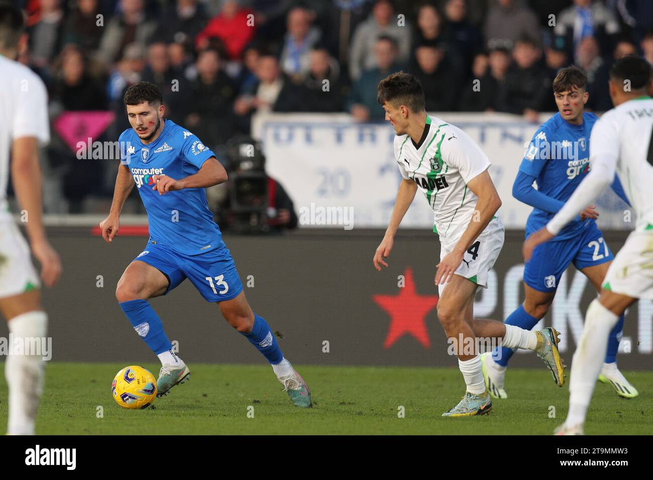 Liberato Cacace (Empoli)Daniel Boloca (Sassuolo)Daniel Maldini (Empoli ...