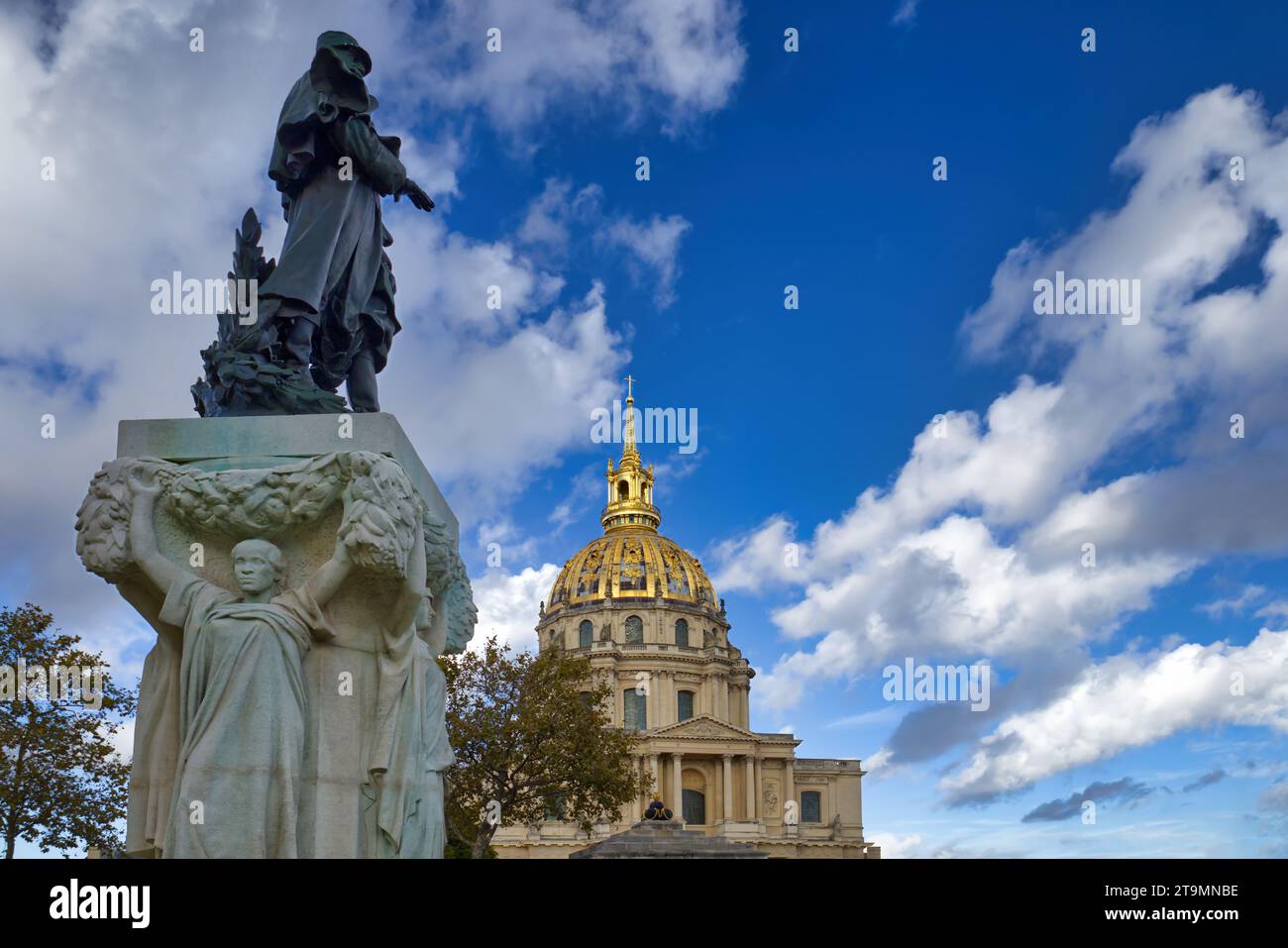 Monument to one of the Marshals of France in Place Vauban in Paris ...