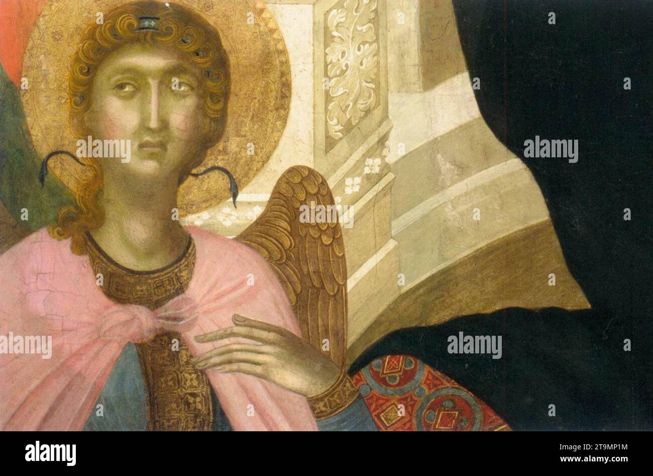 The Virgin and Child with Six Angels (detail) 1310-15 by Master Of The ...