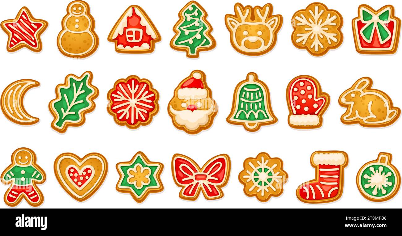 Homemade gingerbread shapes. Gingerbreads cookies, delicious christmas ...