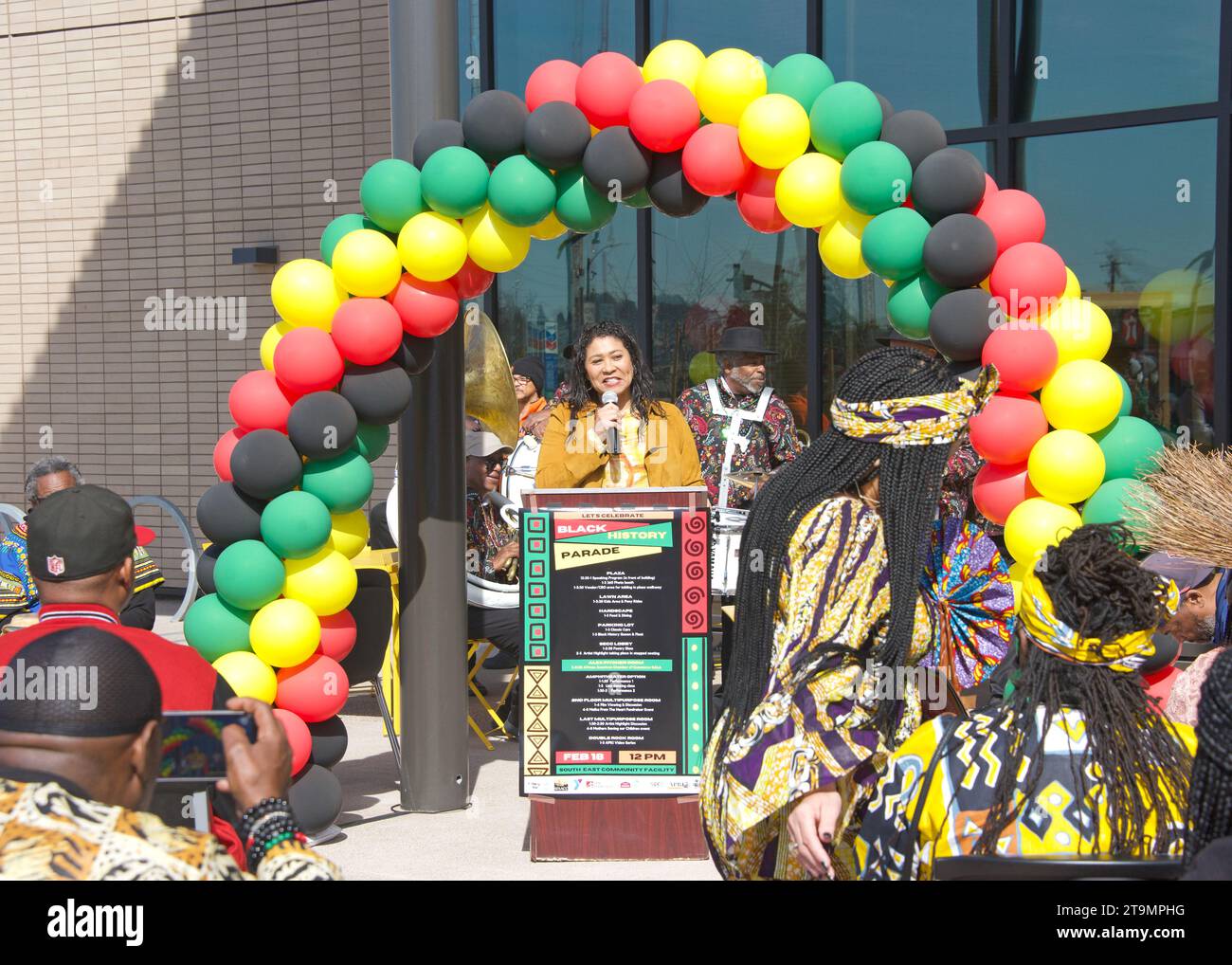 San Francisco, CA - Feb 18, 2023: Mayor London Breed speaking at the ...