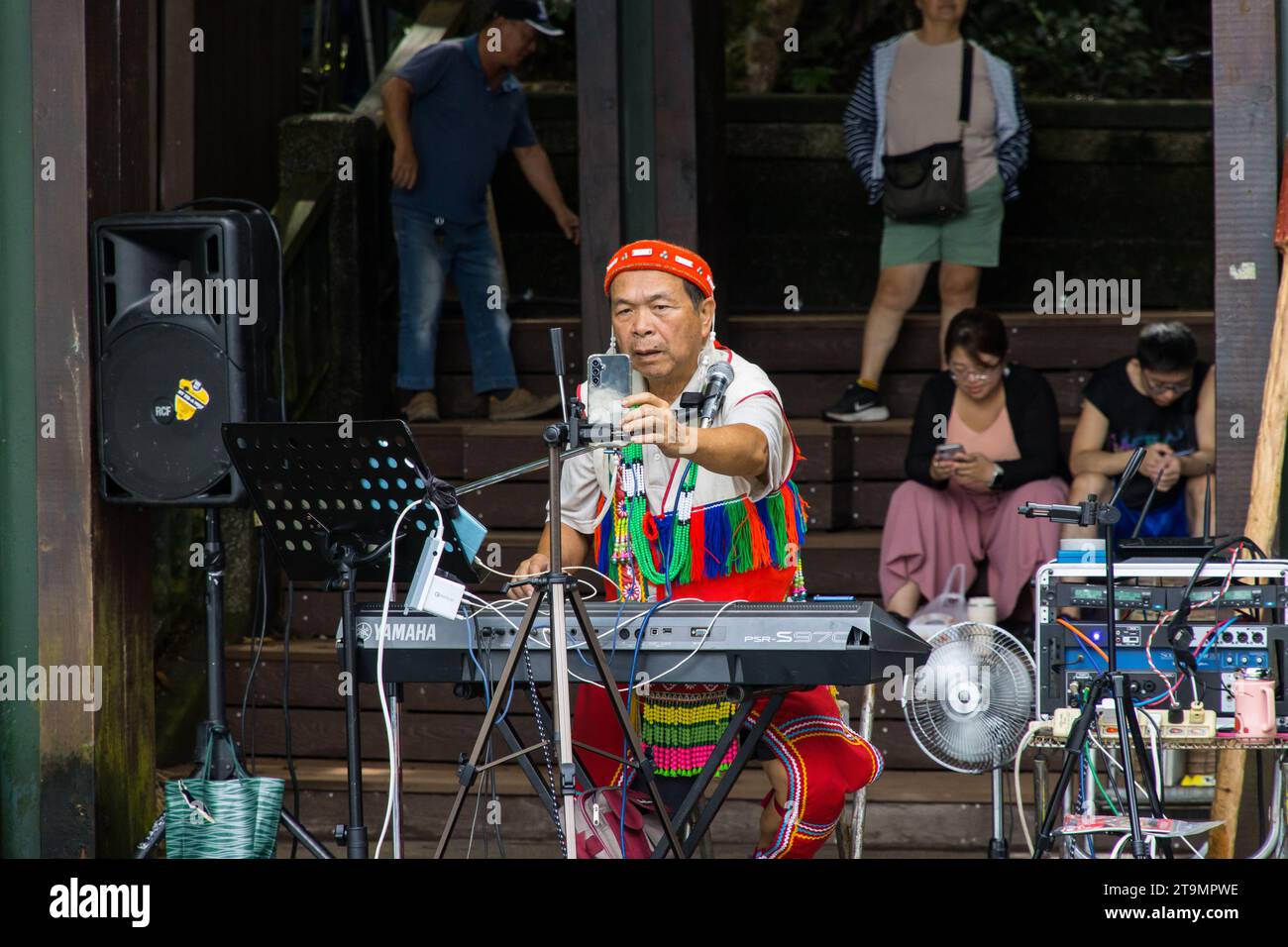 Sun Moon Lake, Yuchi, Taiwan - October 9, 2023: Taiwanese indigenous ...