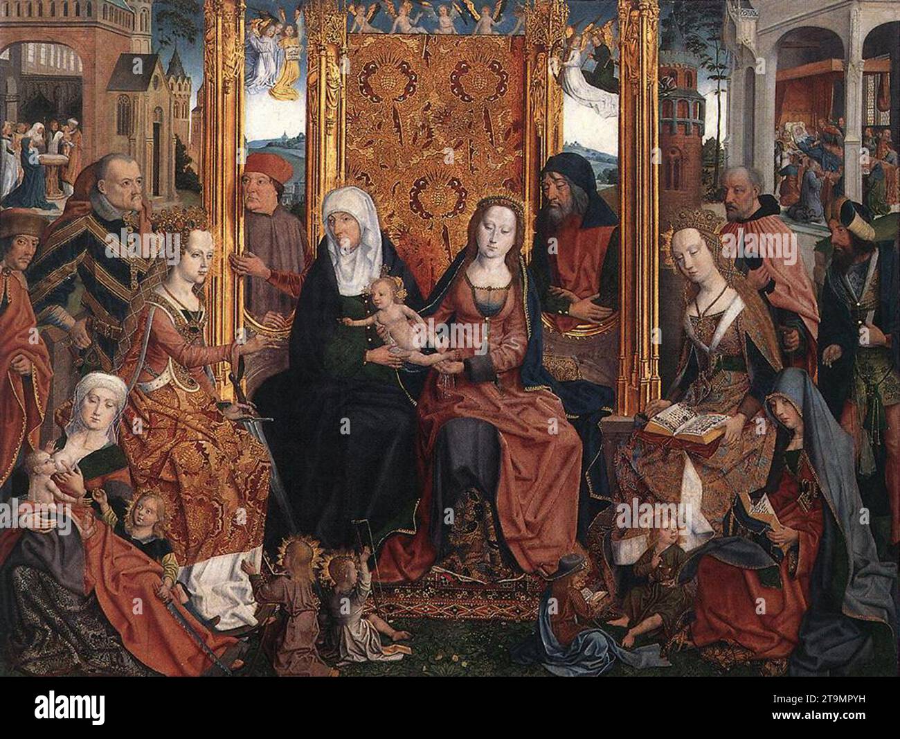 The Holy Kinship Altarpiece (central panel) 1500-03 by Master Of The ...