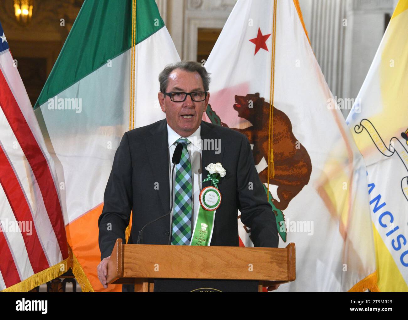 San Francisco, CA - March 3, 2023: Liam Frost, Vis President of the ...
