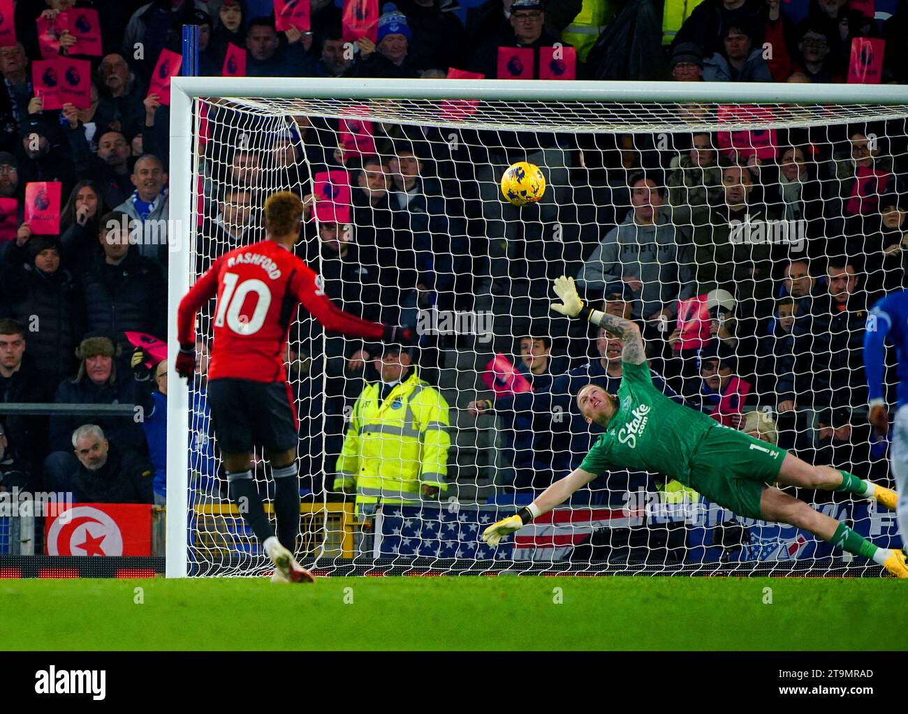Manchester United's Marcus Rashford scores their side's second goal of ...