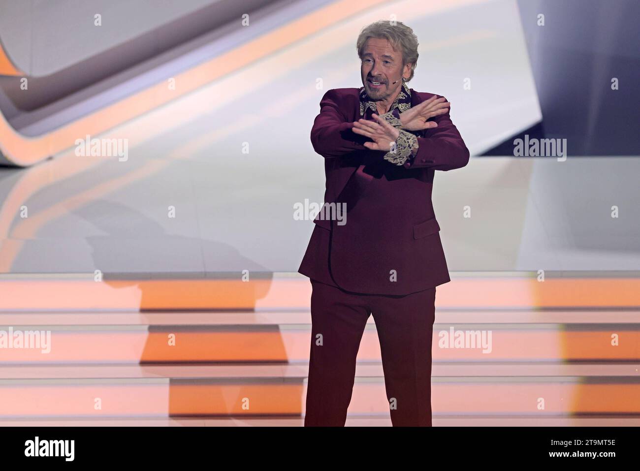 ZDF-Unterhaltungsshow Wetten dass. - live aus Offenburg Moderator Thomas Gottschalk anlässlich ...