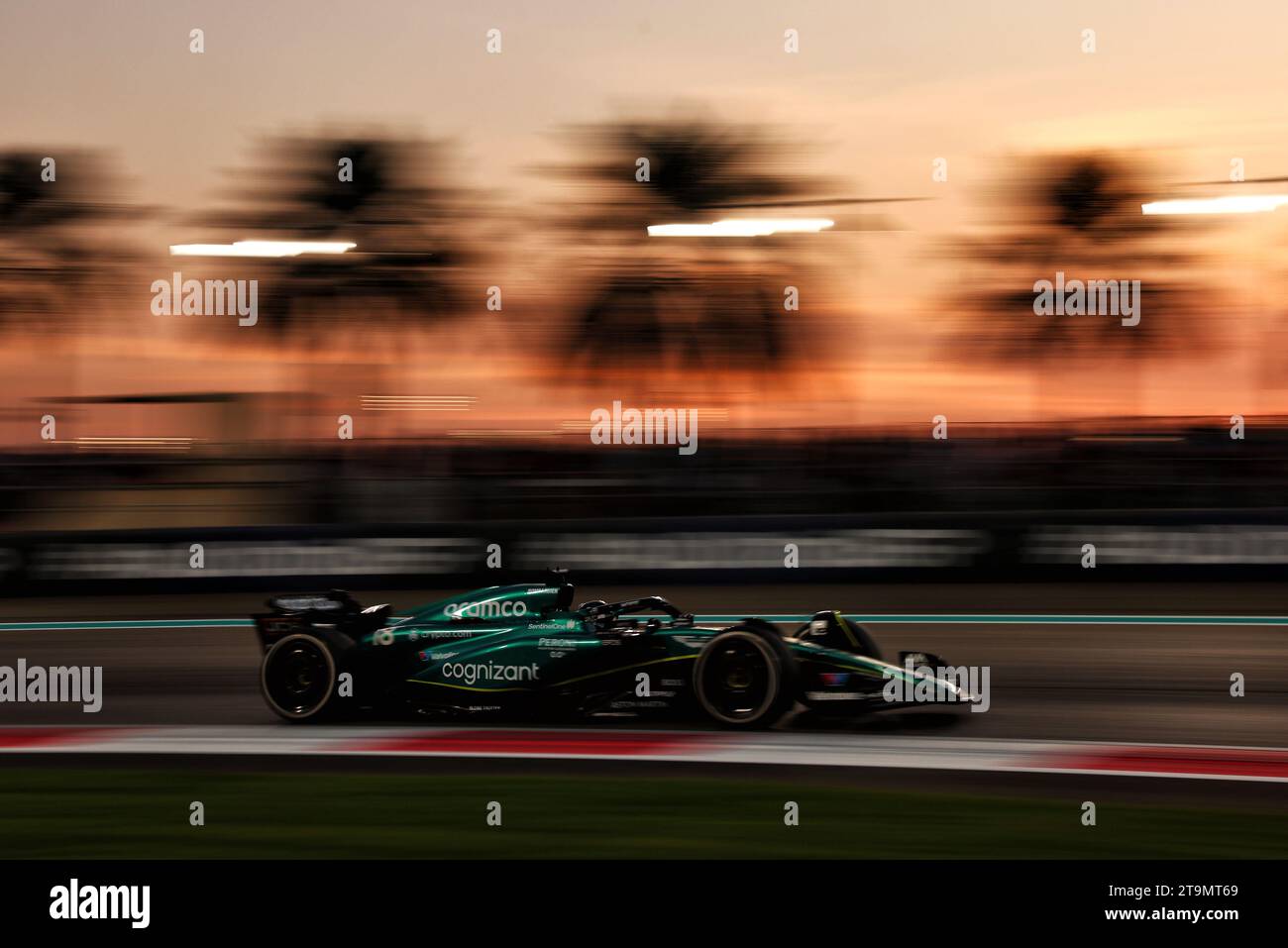 Abu Dhabi, Abu Dhabi. 26th Nov, 2023. Lance Stroll (CDN) Aston Martin ...