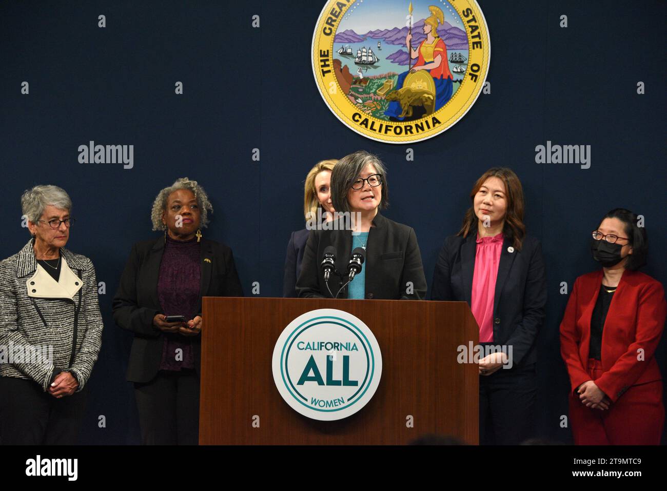 Sacramento, CA - March 14, 2023: Gloria Chen, Chief People Officer and ...