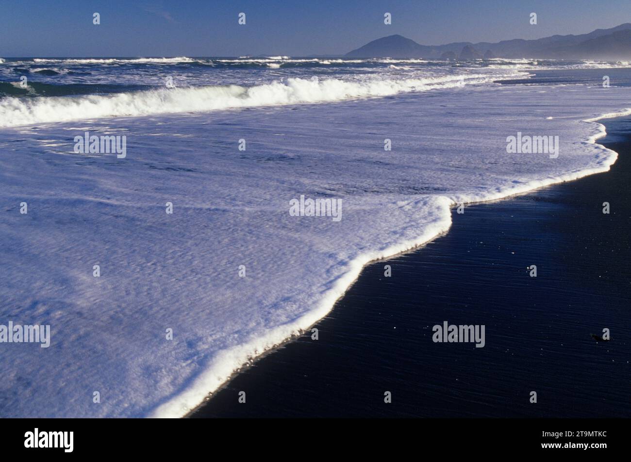 Beach surf, Ophir Wayside Rest Area State Park, Oregon Stock Photo - Alamy