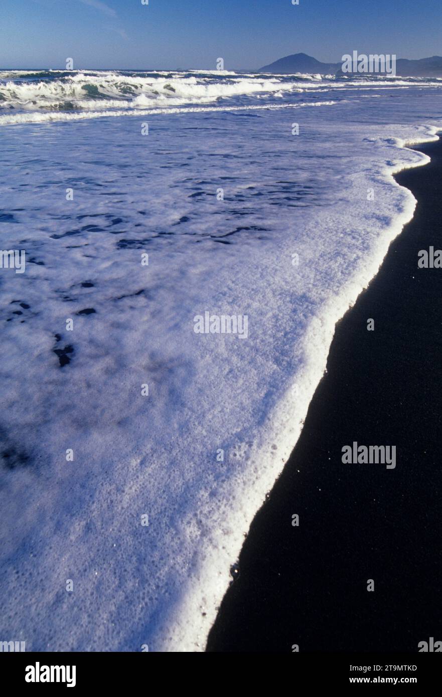 Beach surf, Ophir Wayside Rest Area State Park, Oregon Stock Photo - Alamy