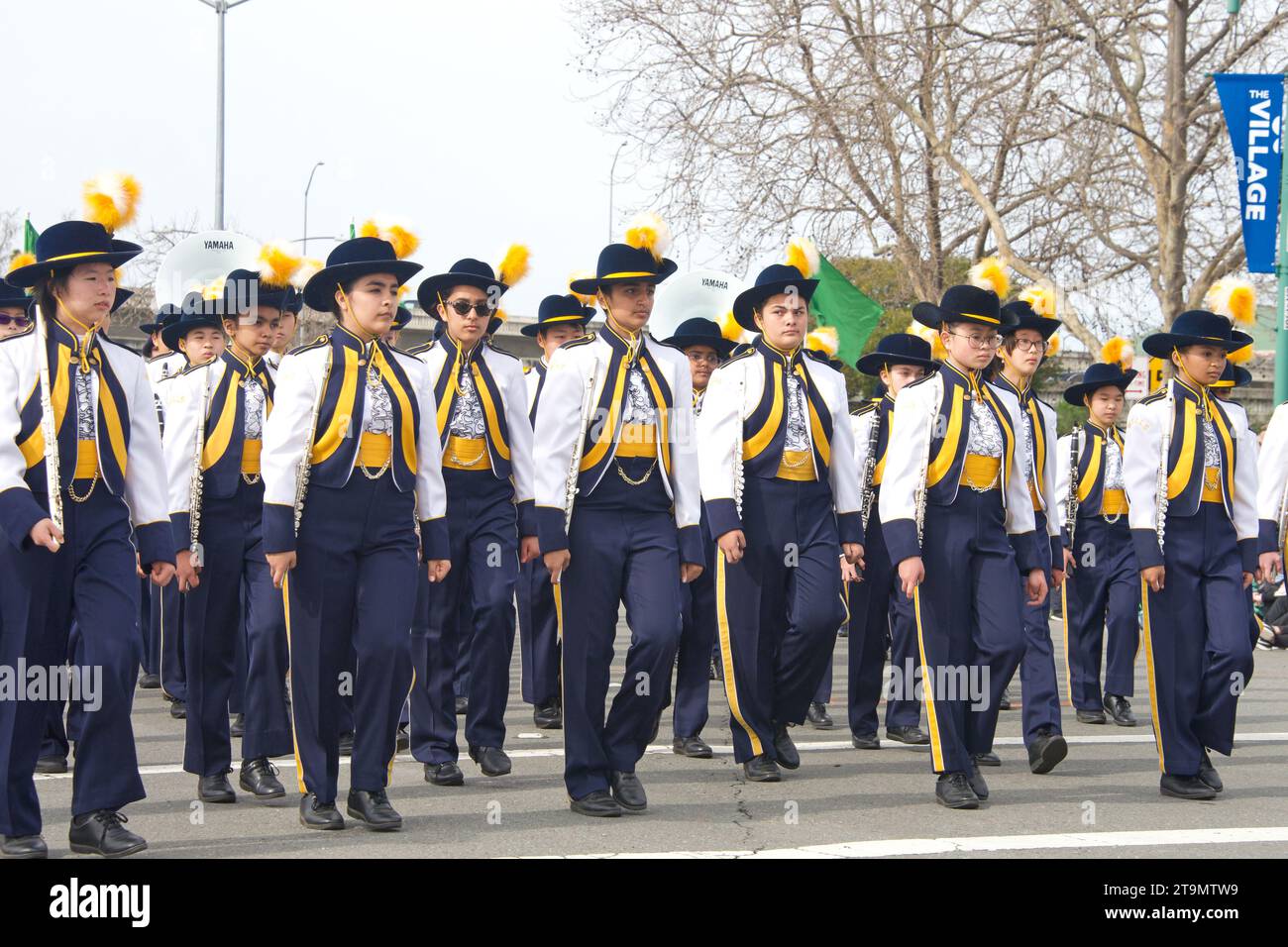 Dublin, CA - March 18, 2023: Participants in Dublin's 39th Annual Saint ...