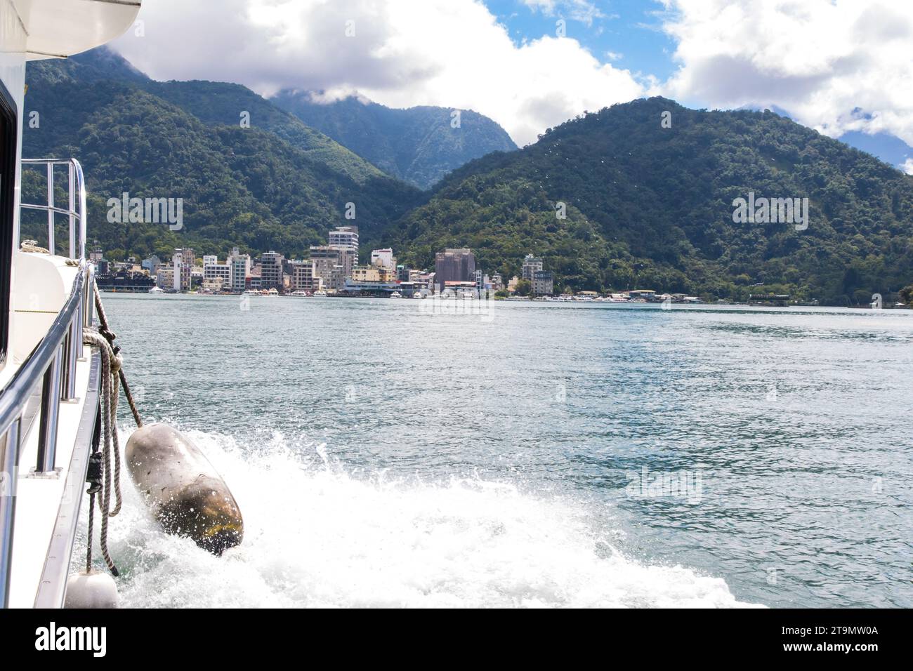 Sun Moon Lake, Yuchi, Taiwan - October 9, 2023: Sun Moon Lake, Nantou ...