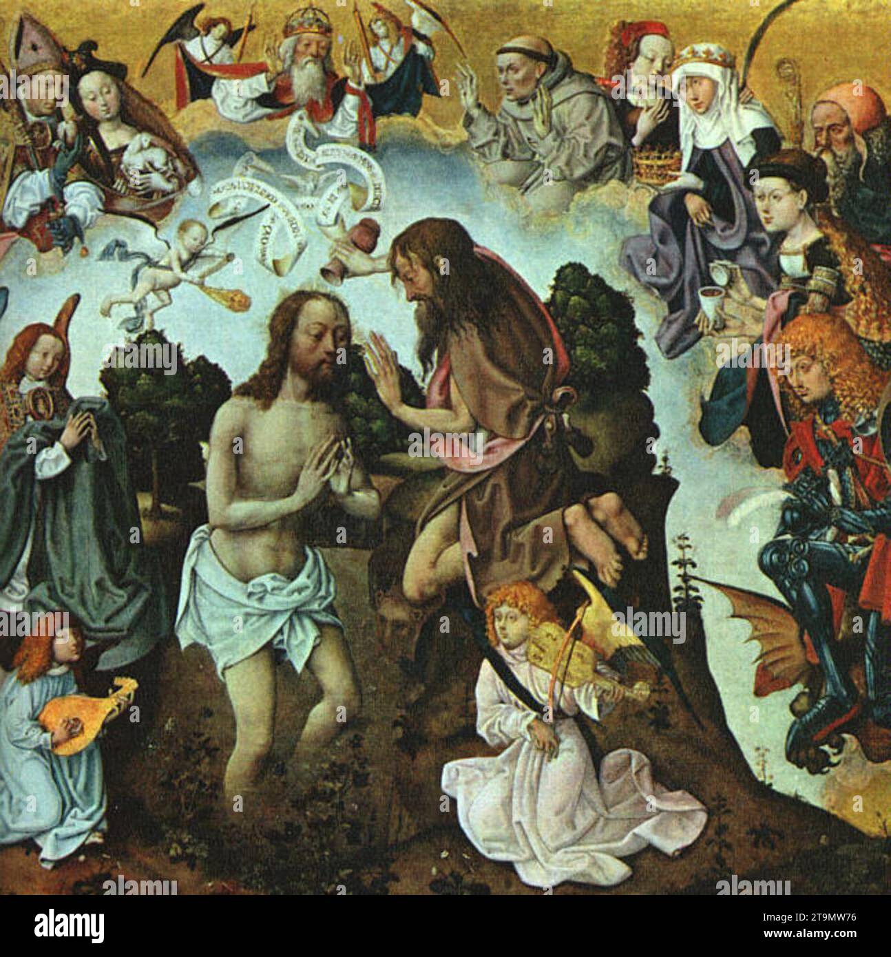 The Baptism of Christ 1500 by Master Of The St. Bartholomew Altar Stock ...