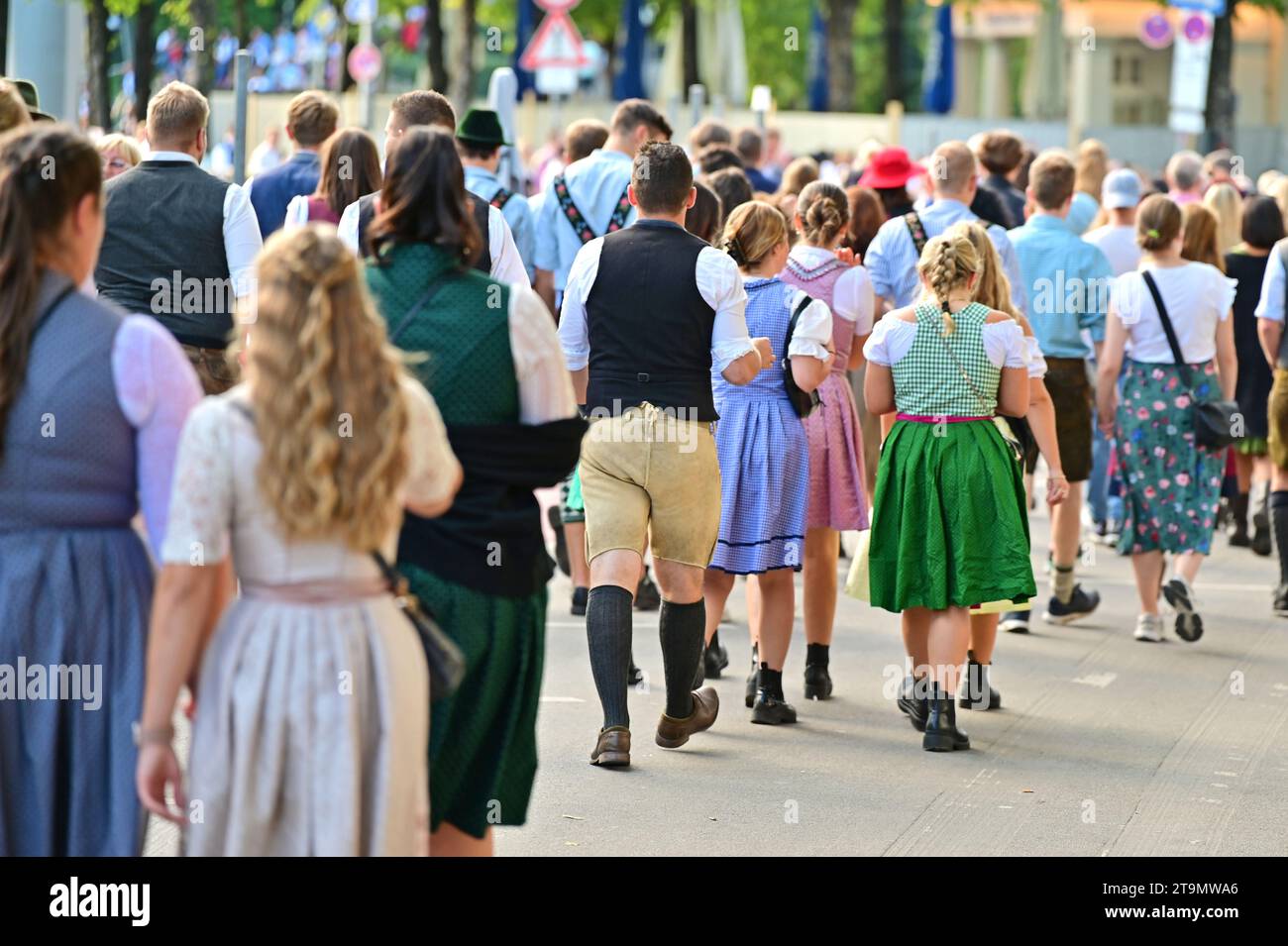 Oktoberfest Wiesn in Munich, Bavaria - the world's largest folk ...