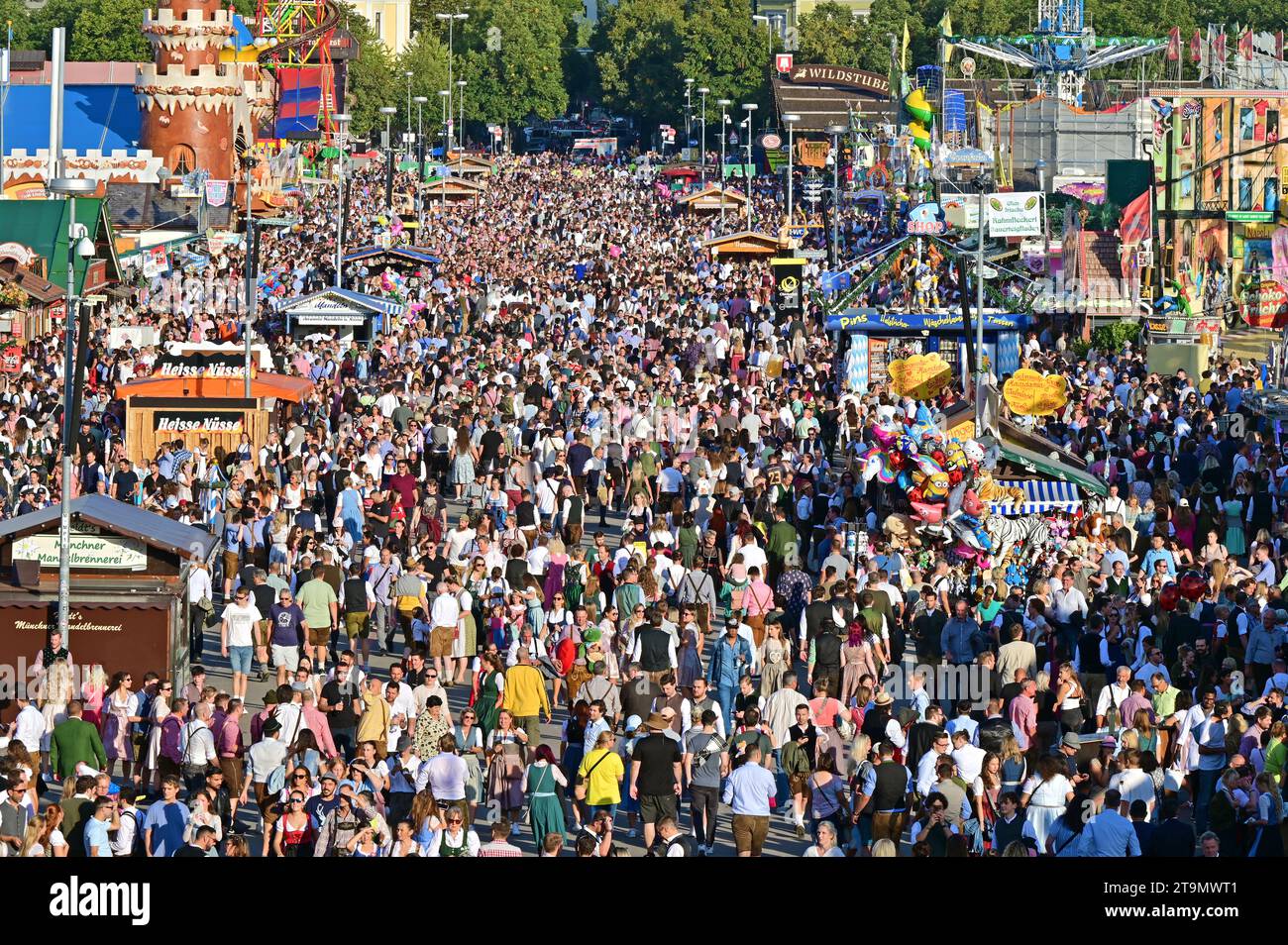 Oktoberfest Wiesn in Munich, Bavaria - the world's largest folk ...