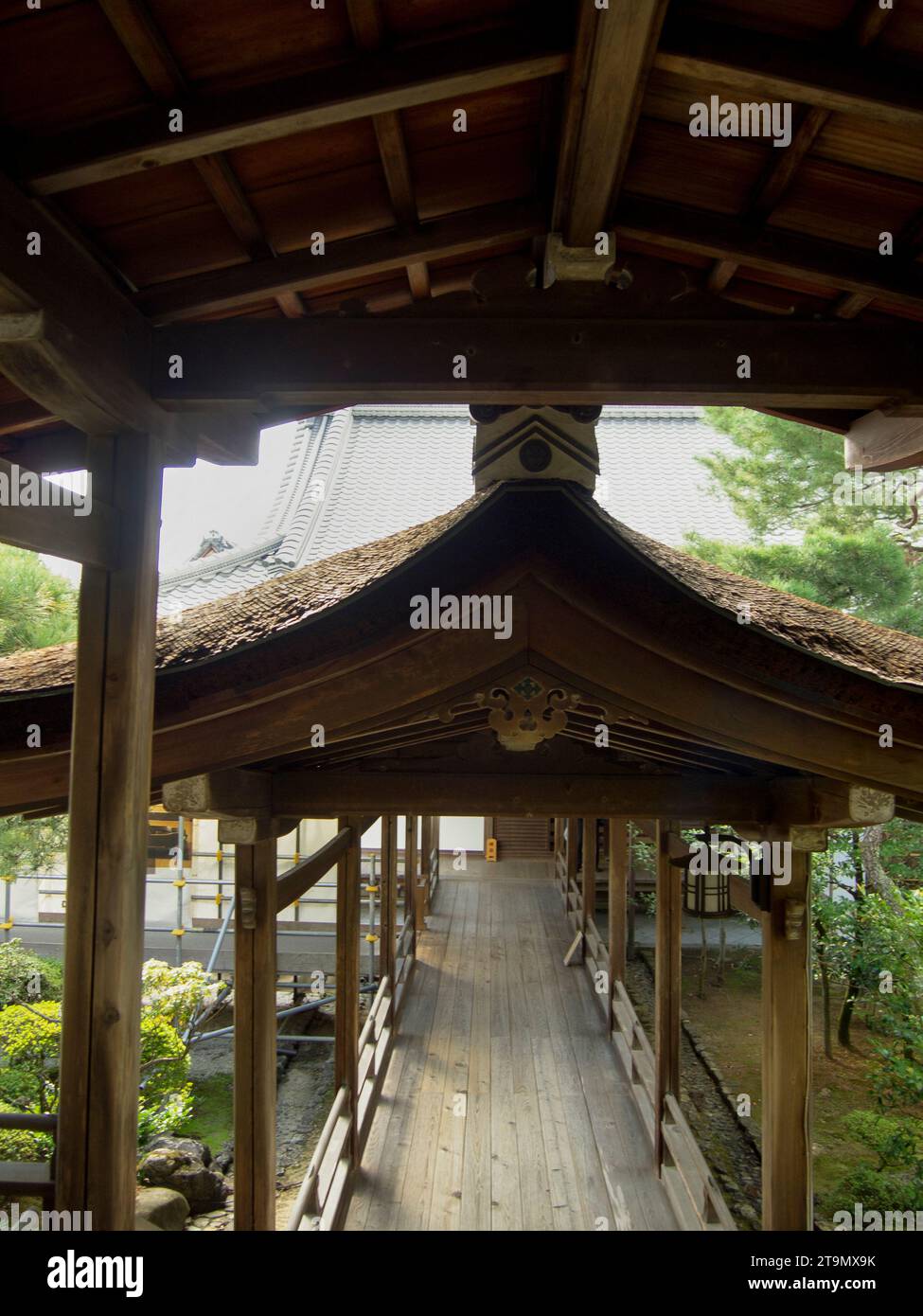 The famous World Heritage Buddhism and Zen temple, Ninnaji in Kyoto ...