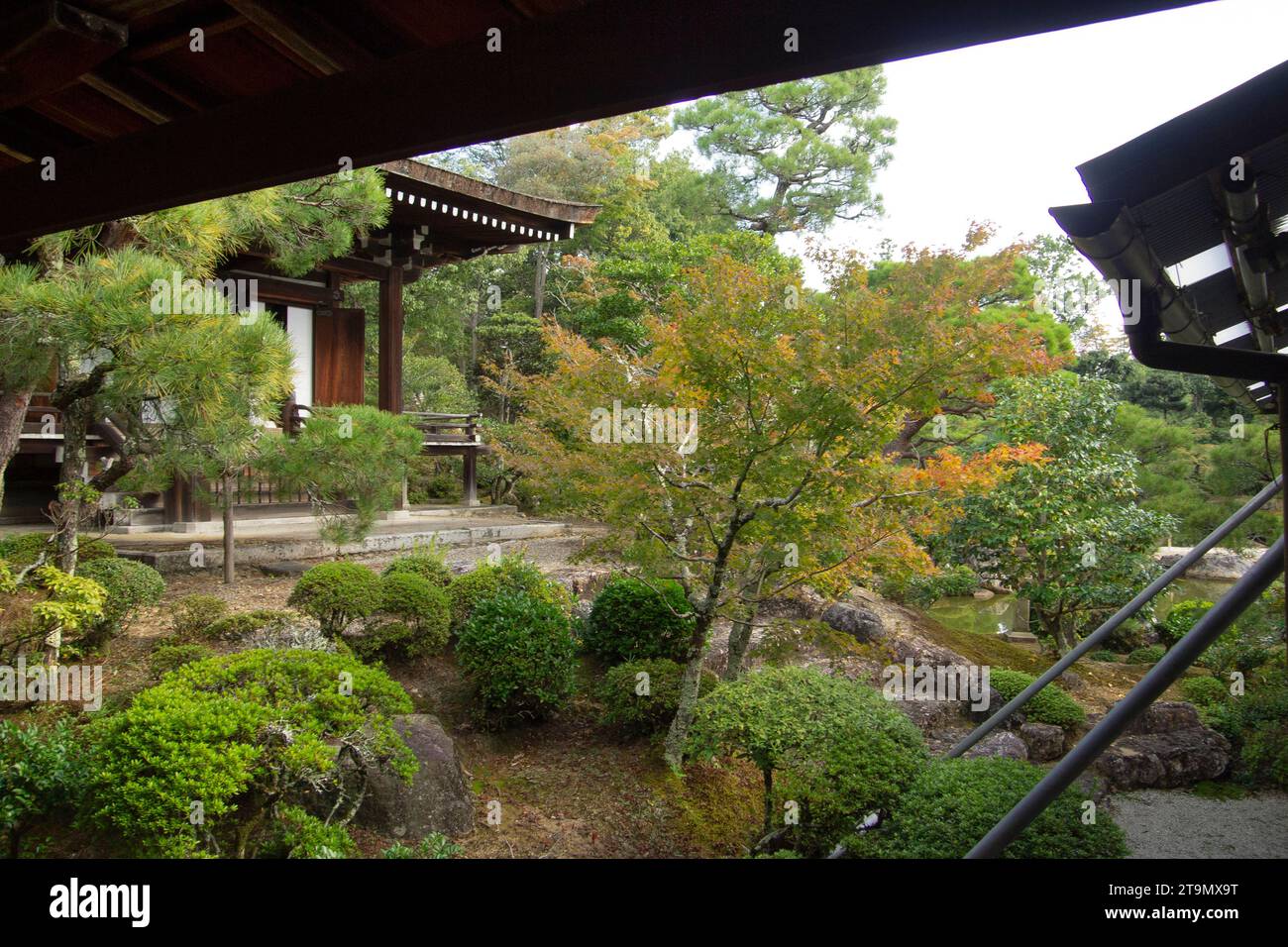The famous World Heritage Buddhism and Zen temple, Ninnaji in Kyoto ...