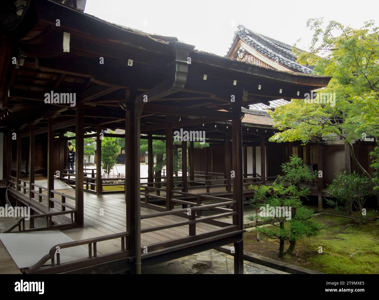 The famous World Heritage Buddhism and Zen temple, Ninnaji in Kyoto ...