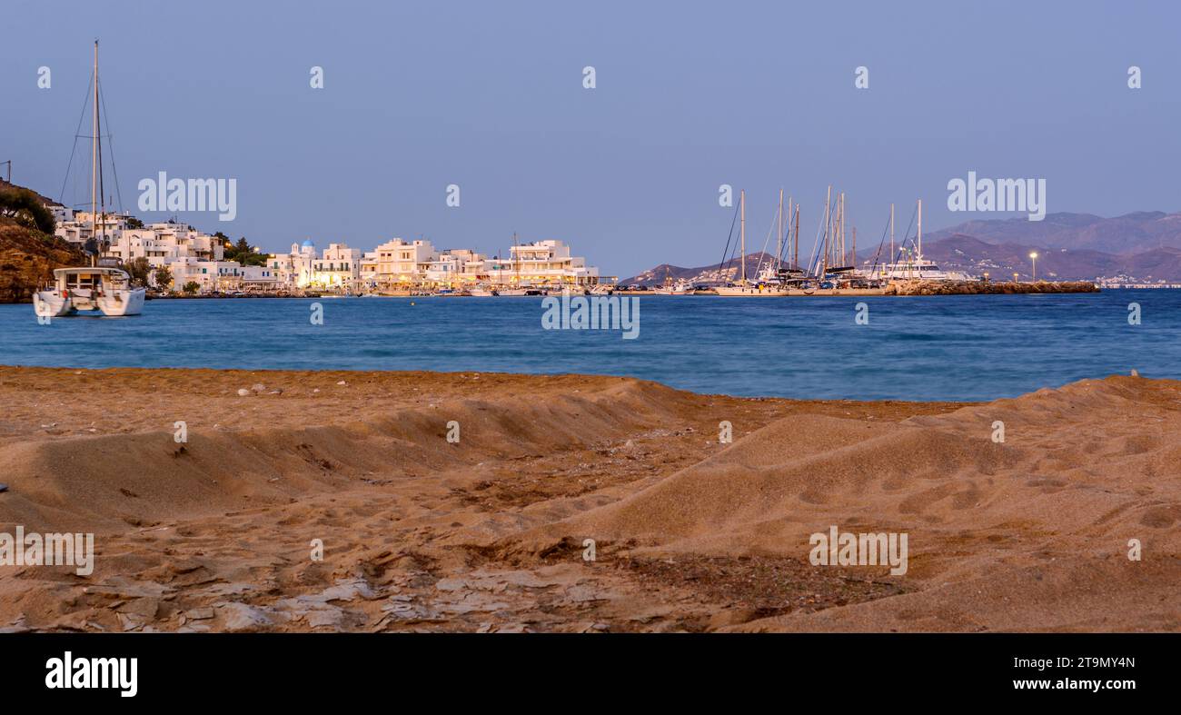 Piso Livadi, a picturesque resort with sandy Logaras beach on Paros ...