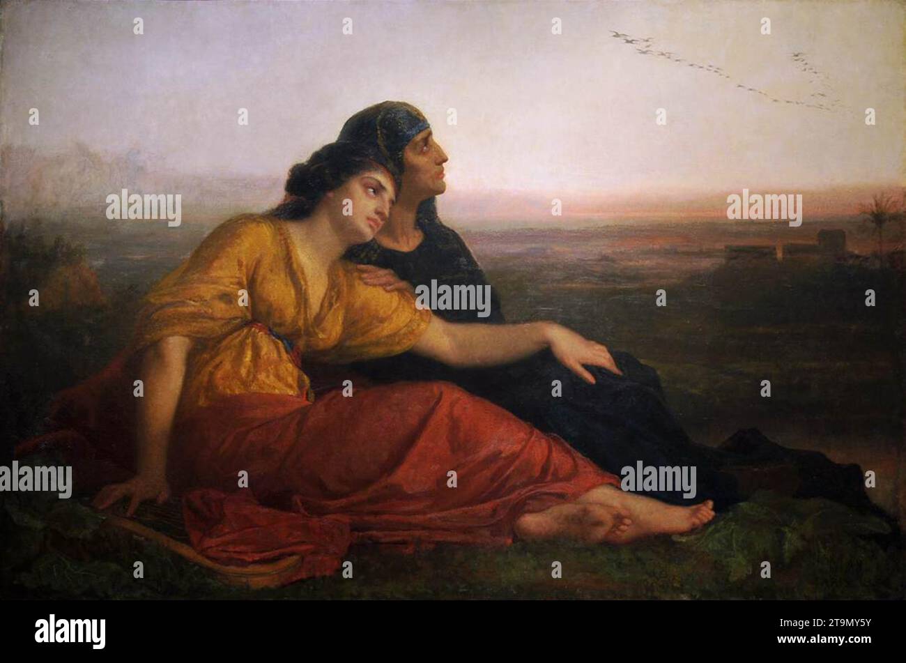 Jewish Captives at Babylon 1861 by Edward Harrison May Stock Photo - Alamy