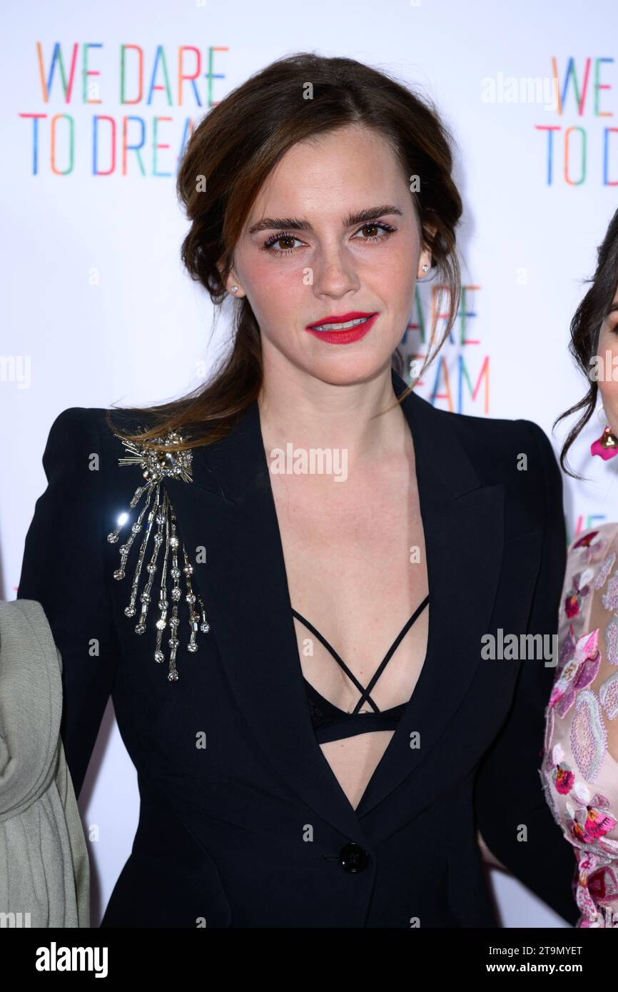 London, UK. November 26th, 2023. Emma Watson arriving at the We Dare To ...