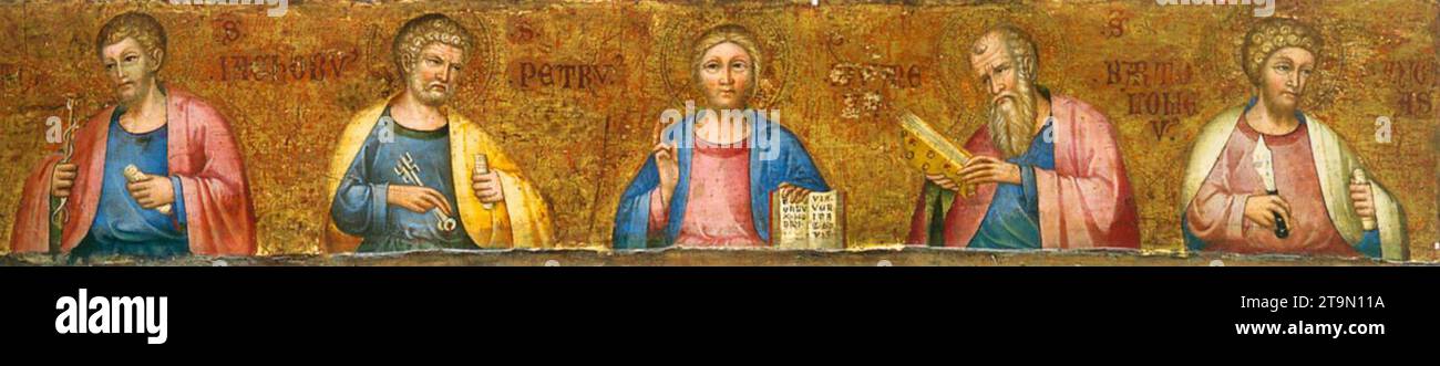 Altarpiece of the Virgin Mary (predella fragment, detail) c. 1410 by ...