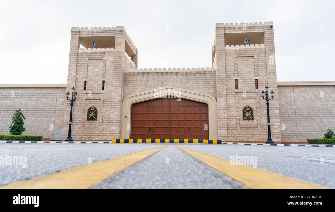 Salalah, Sultanat of Oman - November 12, 2023: Gate to the Sultan ...