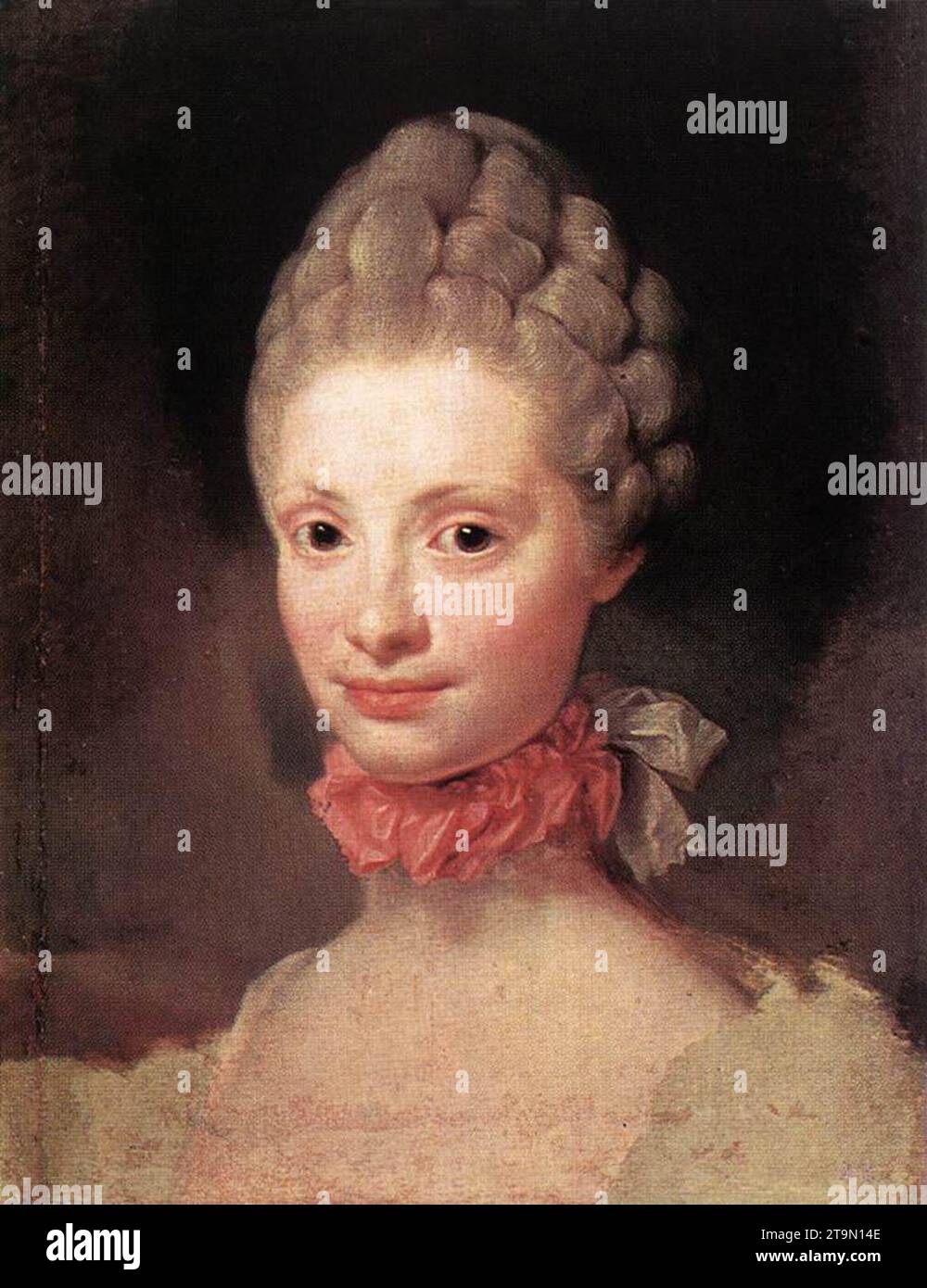 Maria Luisa of Parma 1765 by Anton Raphael Mengs Stock Photo - Alamy