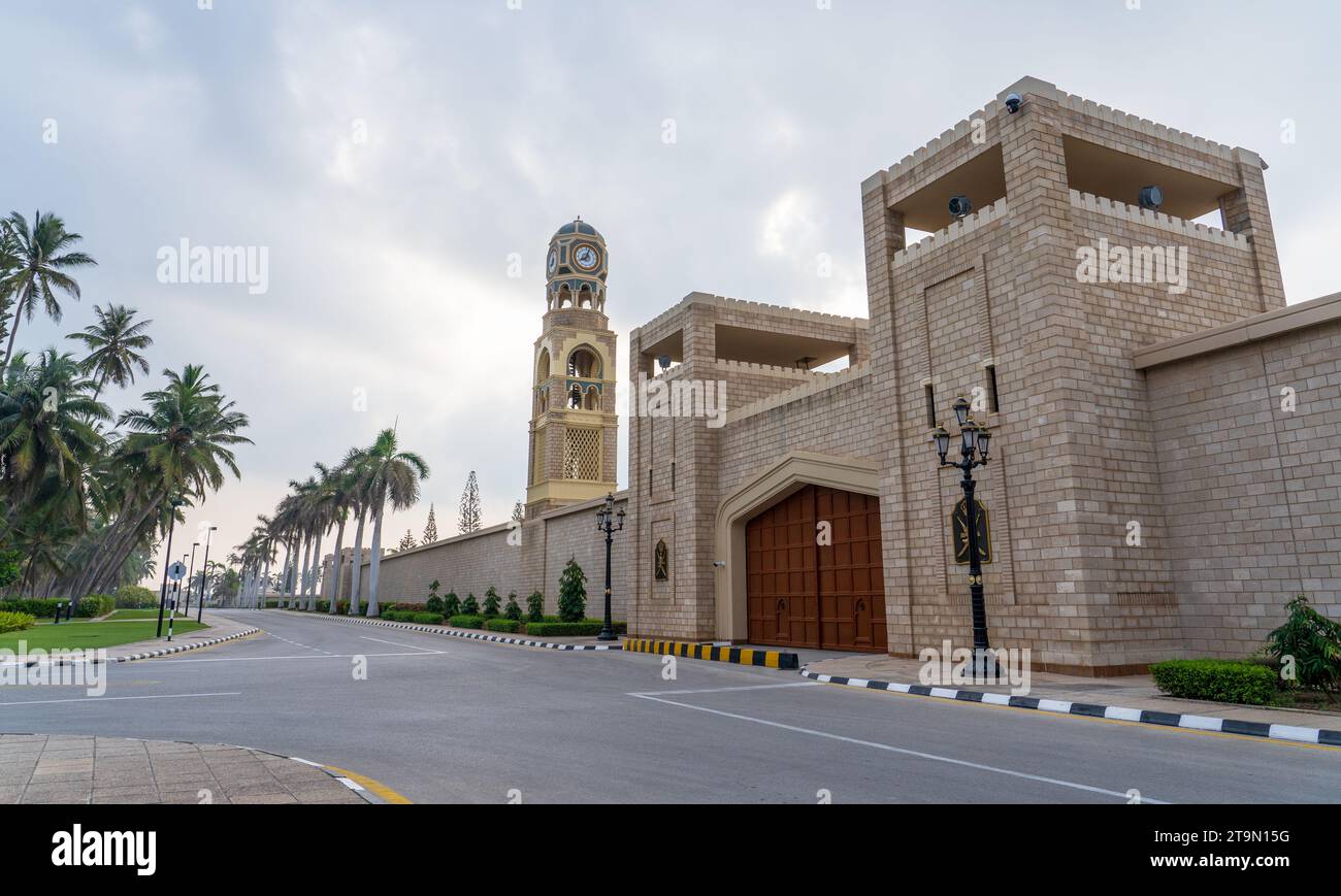 Salalah, Sultanat of Oman - November 12, 2023: Gate to the Sultan ...