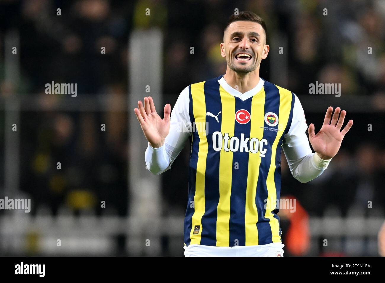 ISTANBUL - Dusan Tadic of Fenerbahce SK celebrates his goal during the ...