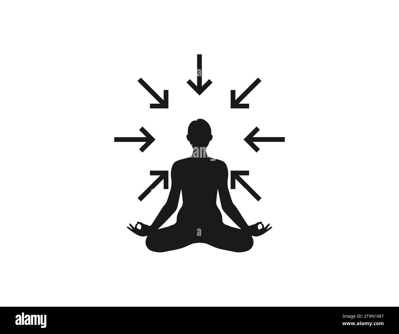 Arrow, concentration, attention, people icon. Vector illustration Stock ...