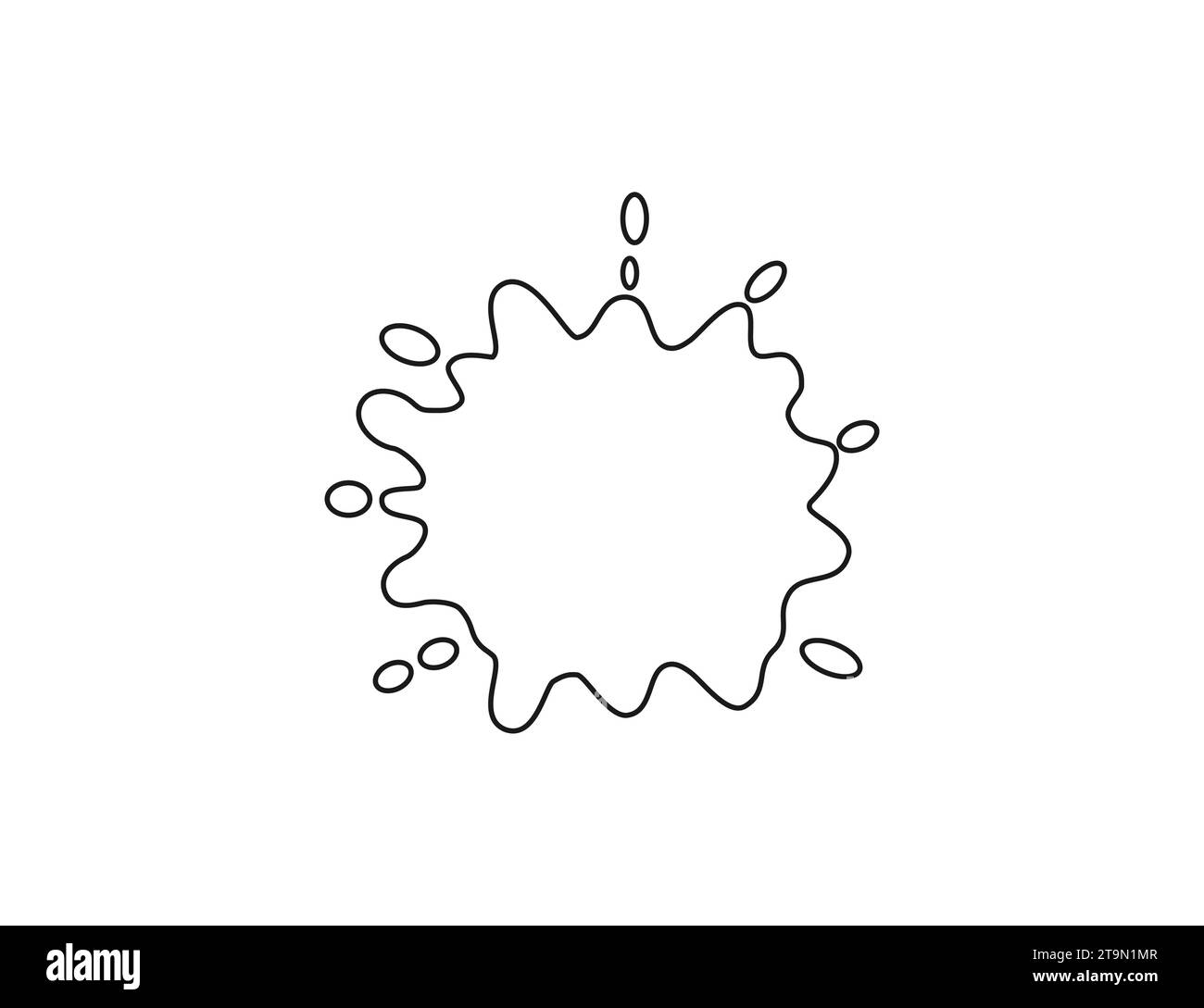 Stain, blot icon. Vector illustration Stock Vector Image & Art - Alamy