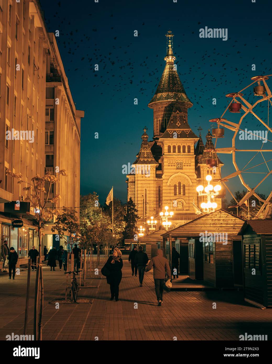 Orthodox metropolitan cathedral in timisoara hi-res stock photography ...