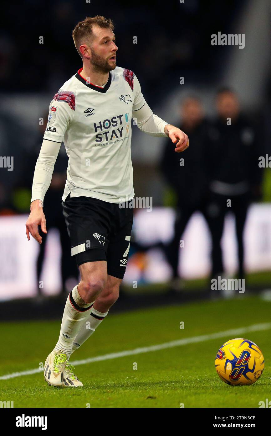 Derby County's Tom Barkhuizen during the Sky Bet League One match at ...