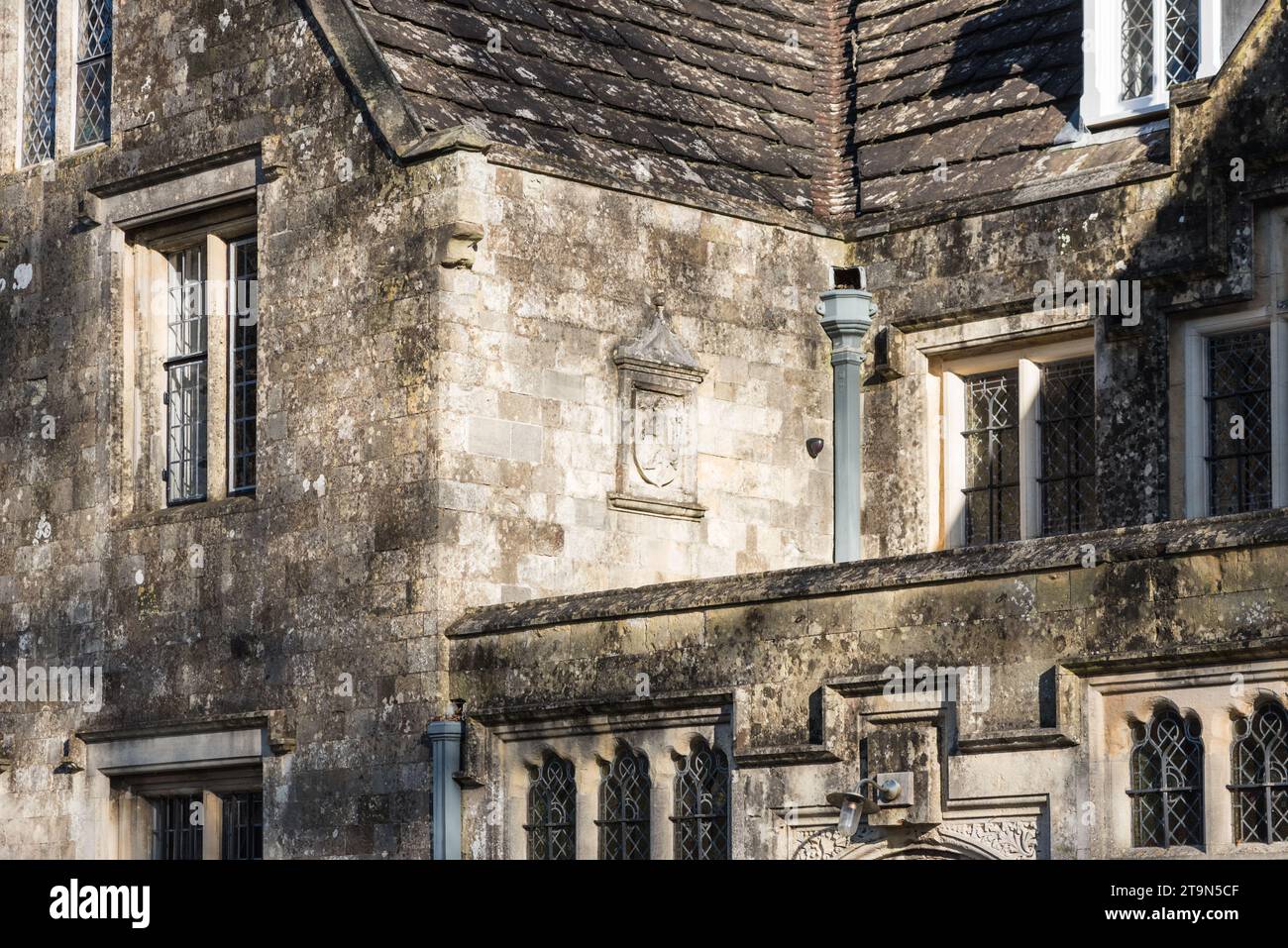 The Elizabethan manor house, Southover Grange (now the Lewes Registry ...