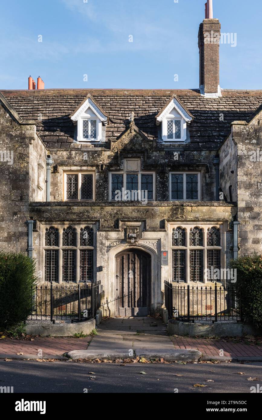 The Elizabethan manor house, Southover Grange (now the Lewes Registry ...