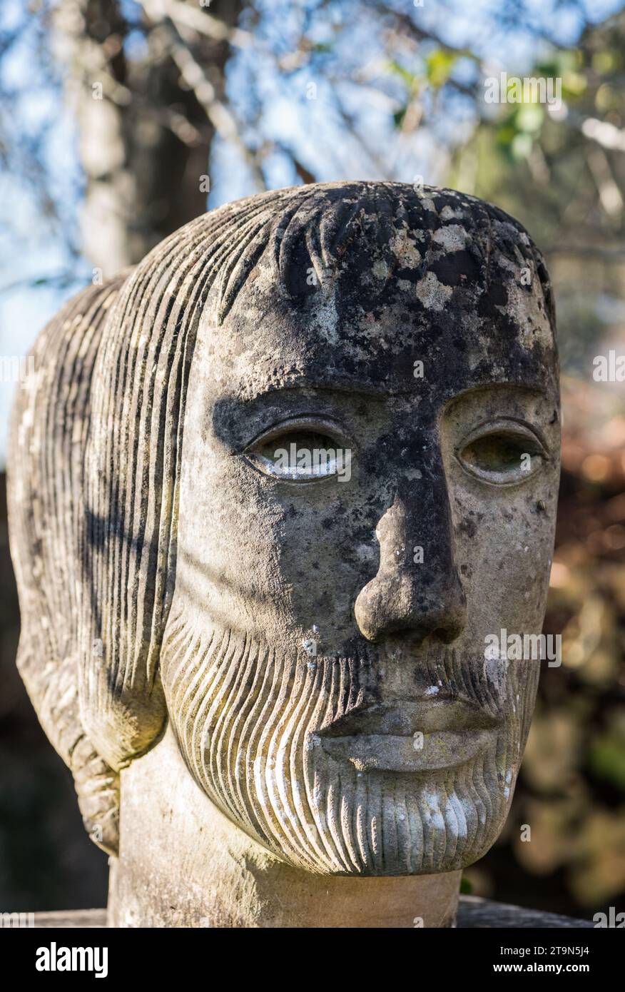 One of the faces of the Janus statue by John Skelton (1997) in ...