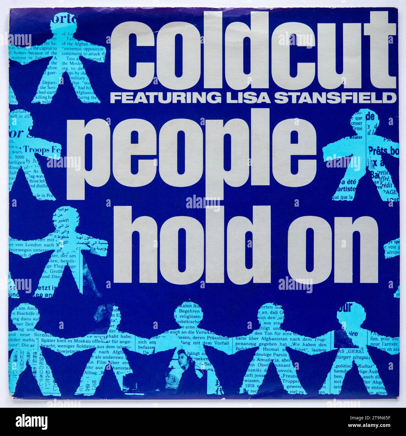 Picture cover of the seven inch single version of People Hold On by ...