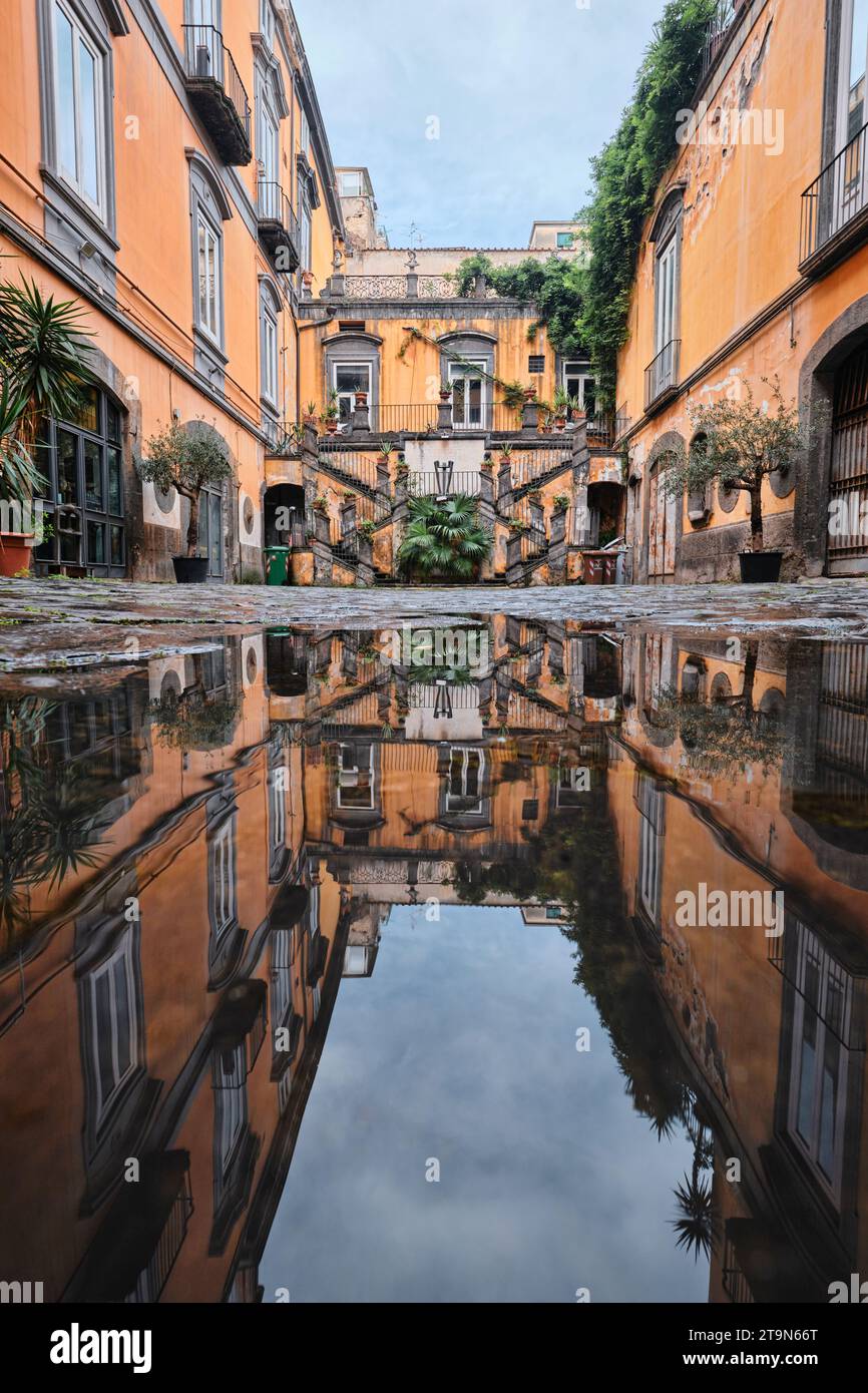 Naples, Italy - November 8 2023: Beautiful classic Renaissance style ...