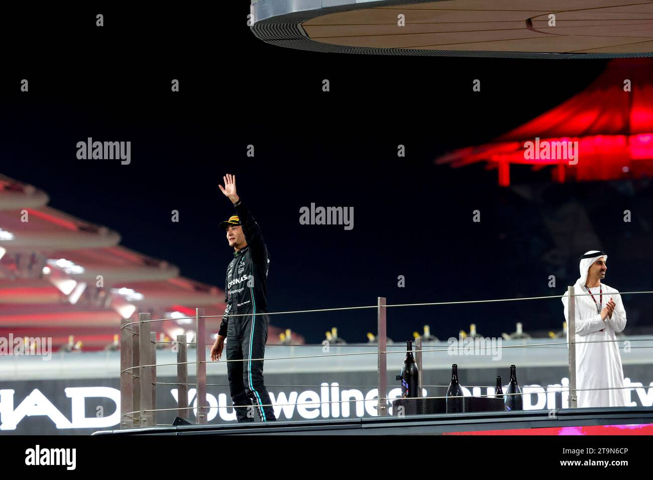 Abu Dhabi, United Arab Emirates. 26th Nov, 2023. #63 George Russell ...