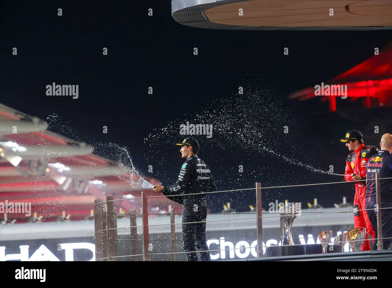 Abu Dhabi, United Arab Emirates. 26th Nov, 2023. #63 George Russell ...