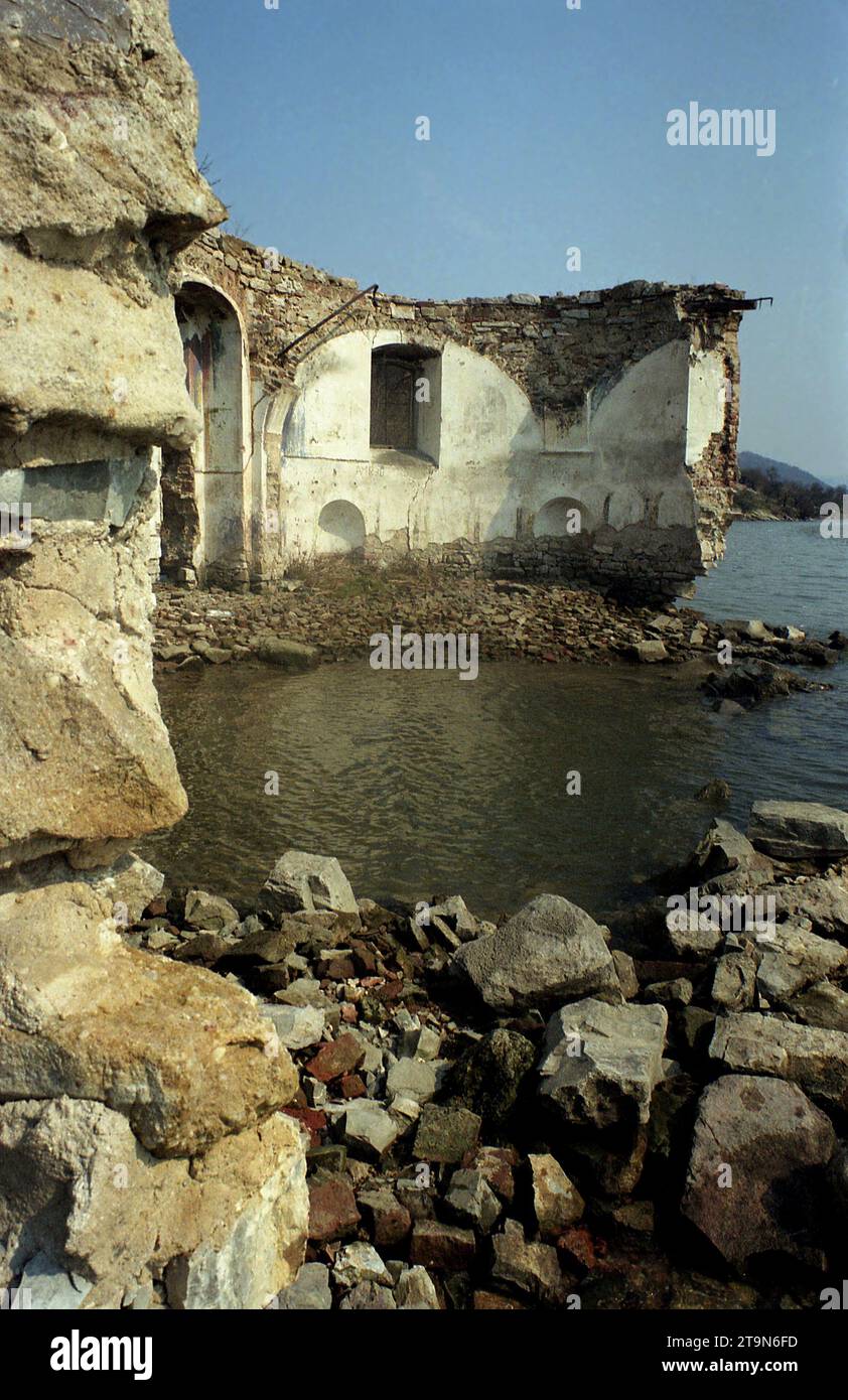 Svinita, Mehedinți County, Romania, 2004. The ruins of the Christian ...