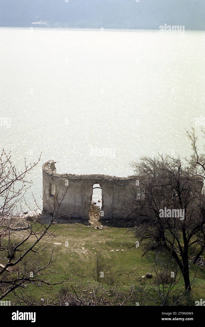 Svinita, Mehedinți County, Romania, 2004. The ruins of the Christian ...