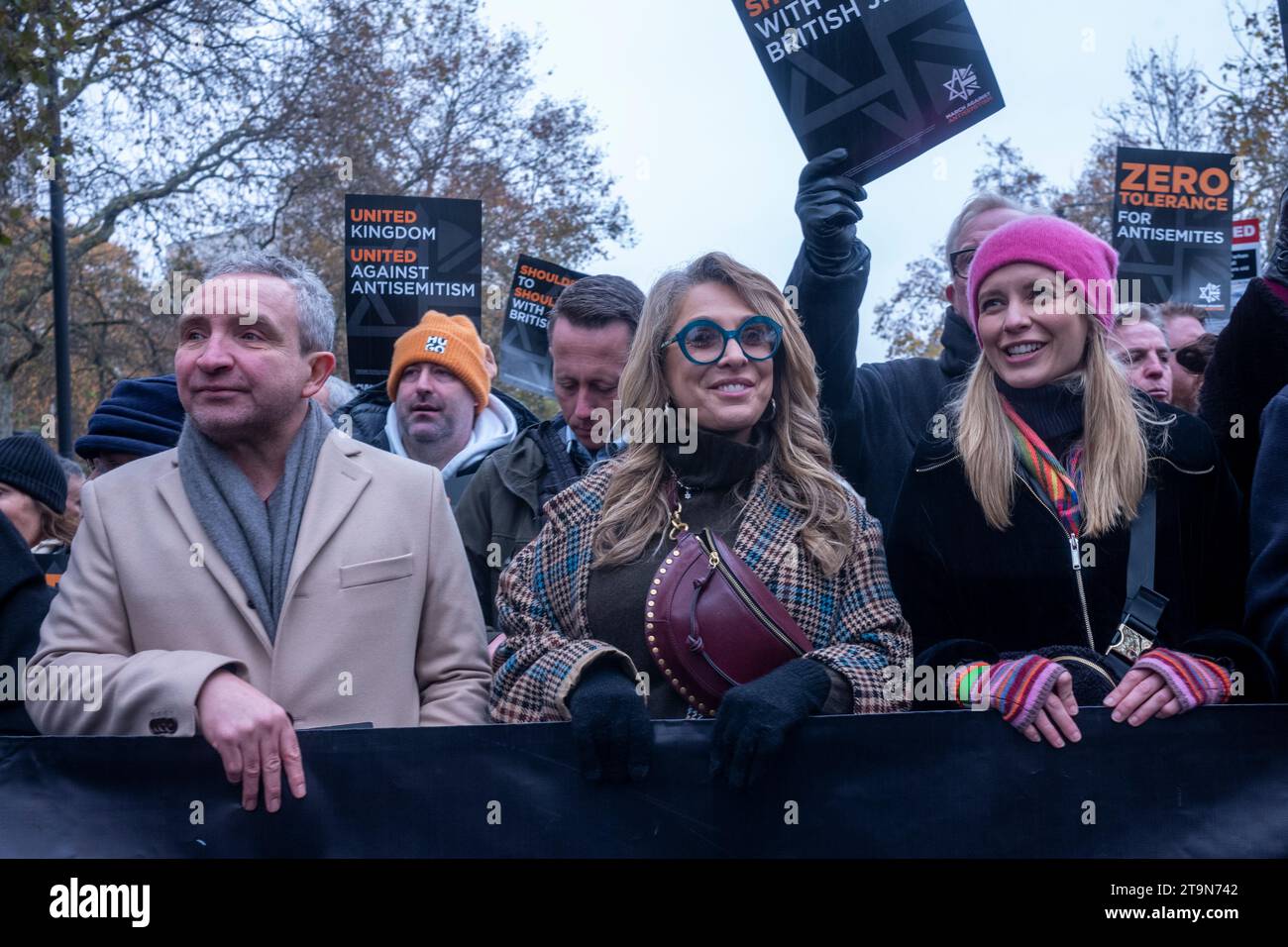 Whitehall, London, UK, 26th November 2023 Solidarity March Against Anti ...