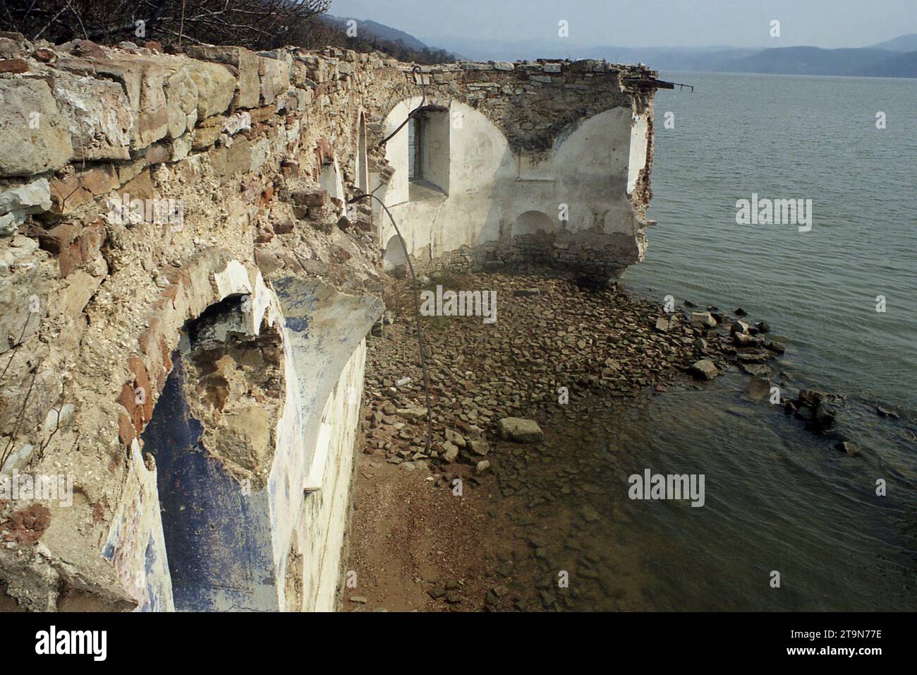 Svinita, Mehedinți County, Romania, 2004. The ruins of the Christian ...