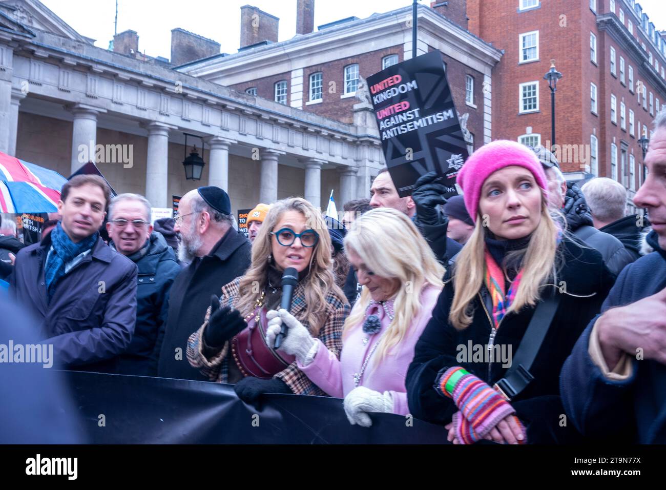 Whitehall, London, UK, 26th November 2023 Solidarity March Against Anti ...
