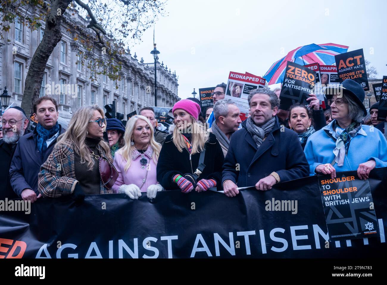 Whitehall, London, UK, 26th November 2023 Solidarity March Against Anti ...
